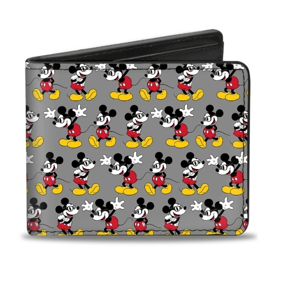 Buckle-Down | Bags | New Disney Bifold Wallet Nerdy Mickey Mouse | Poshmark